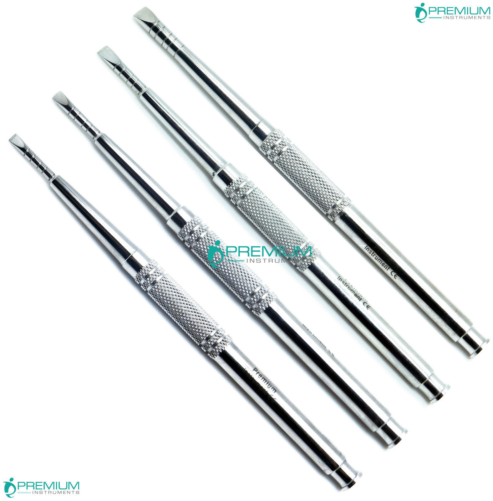 Ridge Straight Chisels Dental Splitting Surgical Extraction Set of 4 ...
