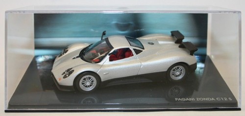 Altaya 1/43 Scale Metal Model Car - Pagani Zonda C12 S - Silver | eBay.de