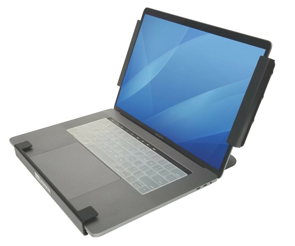 Laptop security stand, anti theft holder and enclosure. | eBay
