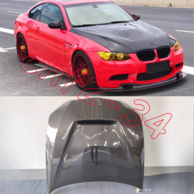 For BMW 3 Series E90 E91 E92 E93 Real Carbon GTS style Front Hood ...