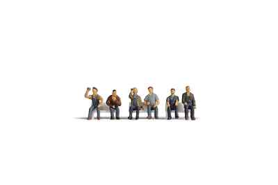 HO Scale People - 15278 - Sitting Workers - Without Benches | eBay ...