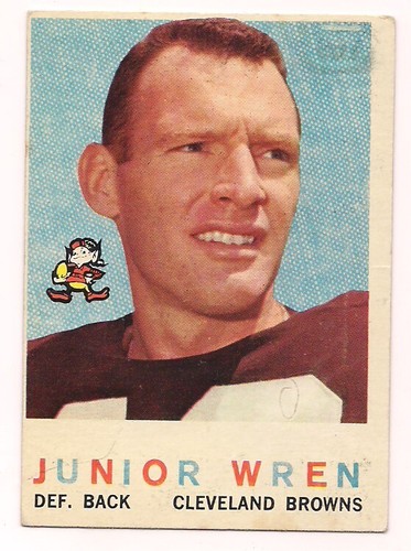 1959 Topps Rookie Junior Wren Cleveland Browns #169 | eBay