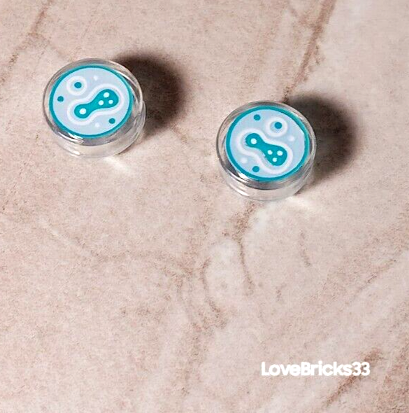 New LEGO Biology Lab GERMS Petri Dish Microscope Slides Printed VIRUS ...