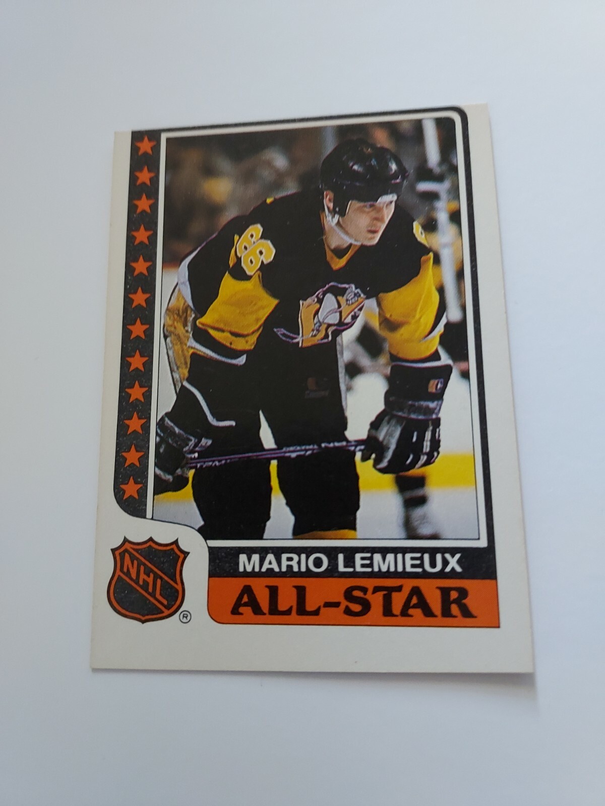 1986 Topps Mario Lemieux sticker #9 Penguins | eBay