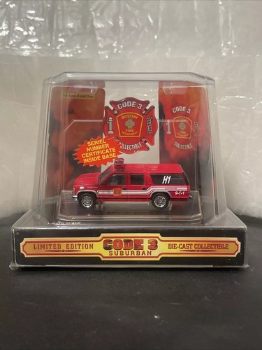 Code 3 Boston Fire Department H1 Suburban - 12402 - Free Shipping! | eBay