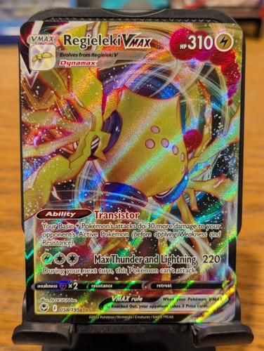 Pokemon TCG Silver Tempest Regieleki VMAX Ultra Rare Holo 058/195 | eBay