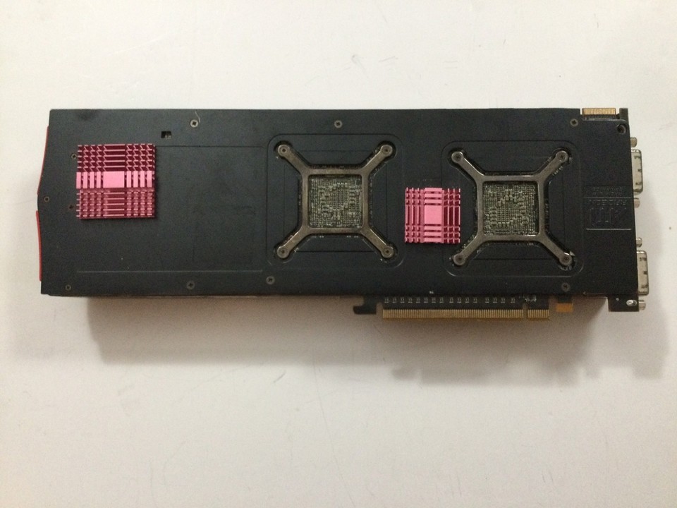 AMD ATI Radeon HD 5970 2GB Dual-GPU Graphics Video Card - no mounting ...