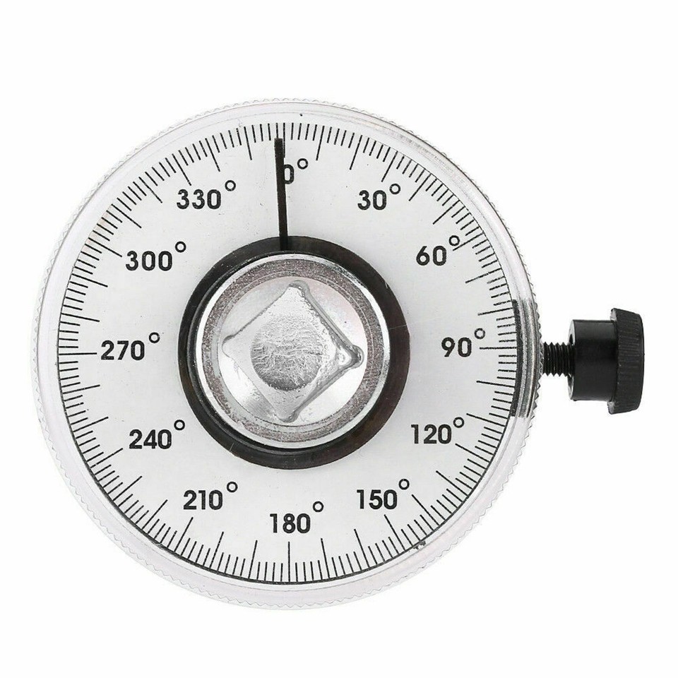 360° Rotation Angle Gauge Meter Drive Torque Wrench Measure Tool 1/2" N ...
