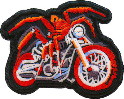 Spider Motorcycle Patch Embroidered - 3x2.625 inch - P7432 | eBay