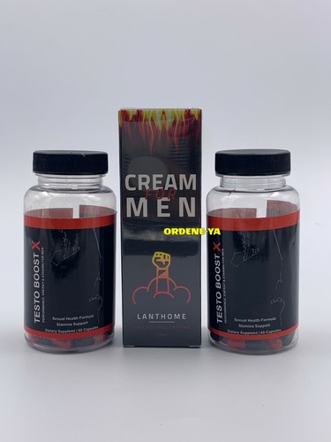 Testo Boost X Estimulante Sexual Health + Cream for Men | eBay