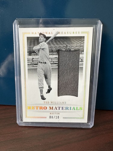 Ted Williams 2023 National Treasures Retro Materials 8/10 Patch | eBay