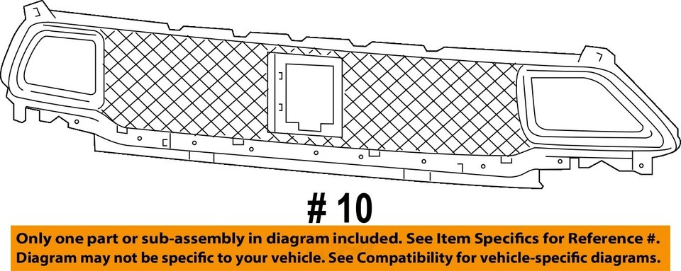 CHRYSLER OEM 19-22 Cherokee Bumper Components-Lower Grille 68288044AB ...