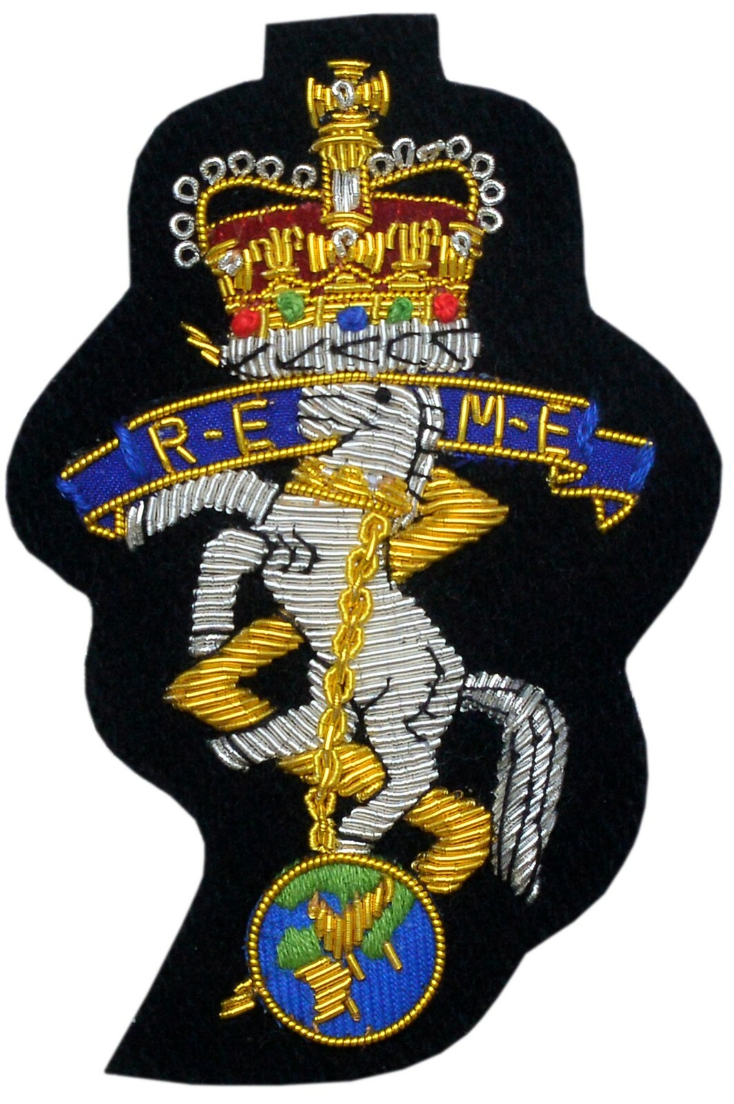 REME Royal Electrical & Mechanical Engineers Regimental Blazer Badge ...