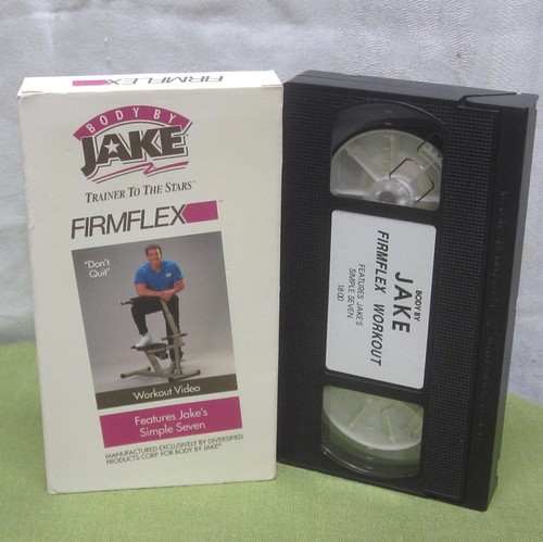 FIRMFLEX Workout Video instructional VHS Simple 7 fitness Body by Jake ...