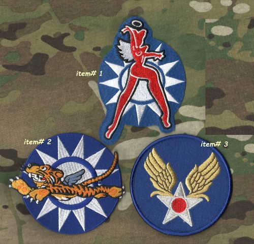 WWII AVG FLYING TIGERS 飛虎隊 CHINA BURMA INDIA CBI HELL ANGELS CBI 3 ...