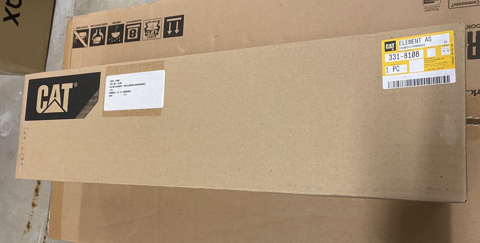 CATERPILLAR CAT 331-8108 3318108 ENGINE AIR FILTER D6T D7E 966K 966L ...