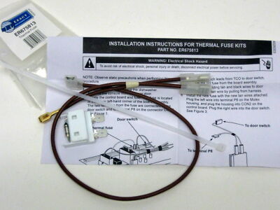 Exact 675813 Dishwasher Thermal Fuse Link Door Switch for Whirlpool ...