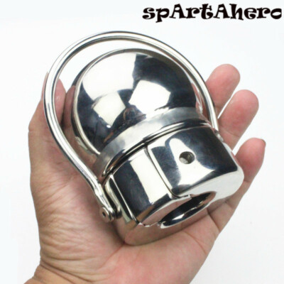 Stainless Steel Scrotum Pendant Balloon Cover Kick-proof Device Male ...