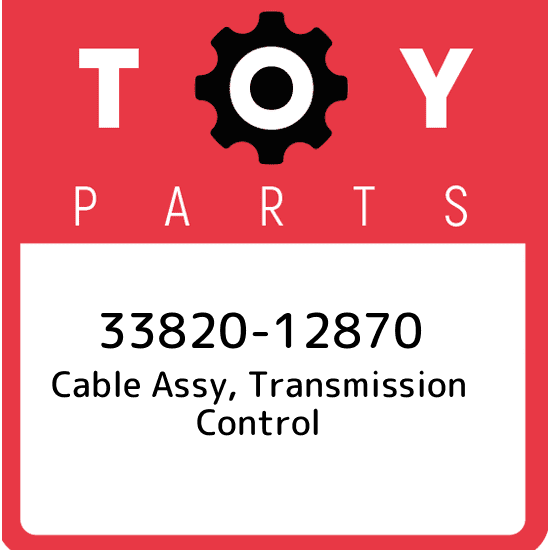 Toyota Genuine OEM 33820-12870 Cable ASSY Transmission Control ...