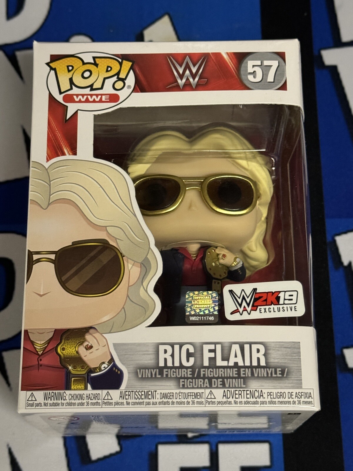 Funko Pop! Vinyl: WWE - Ric Flair - WWE 2K Games (Exclusive) #57 ...