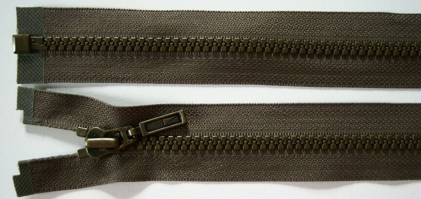 YKK or Dulon 28" One Way Separating Zippers Vislon Made in USA Jackets ...