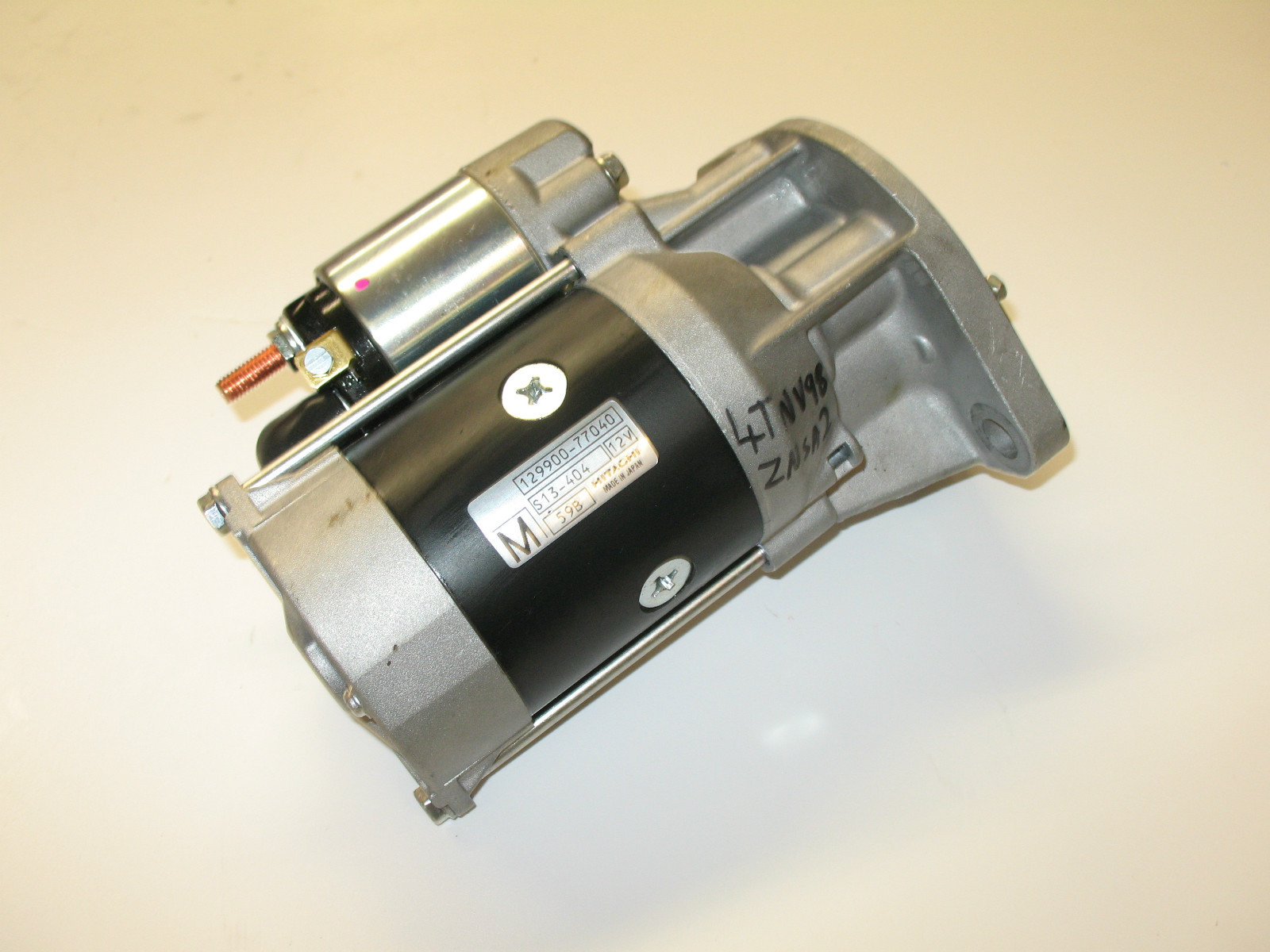 Hitachi 12v 9Tooth Starter Motor 4TNV98 129900-77040 - S13-404 Only £ ...