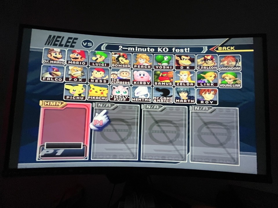 Super Smash Bros Melee (Nintendo GameCube, 2001) DISC ONLY - Tested ...