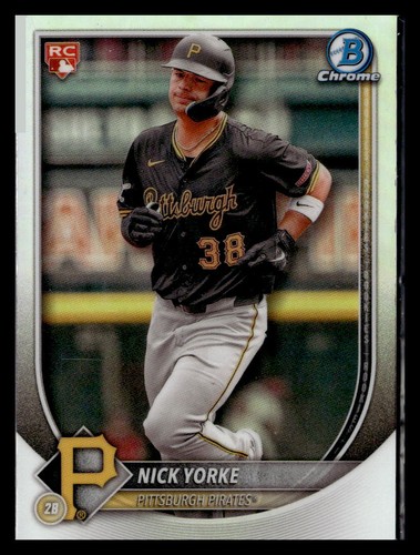 2025 Bowman #97 Nick Yorke Bowman Chrome Red Rookie Logo | eBay