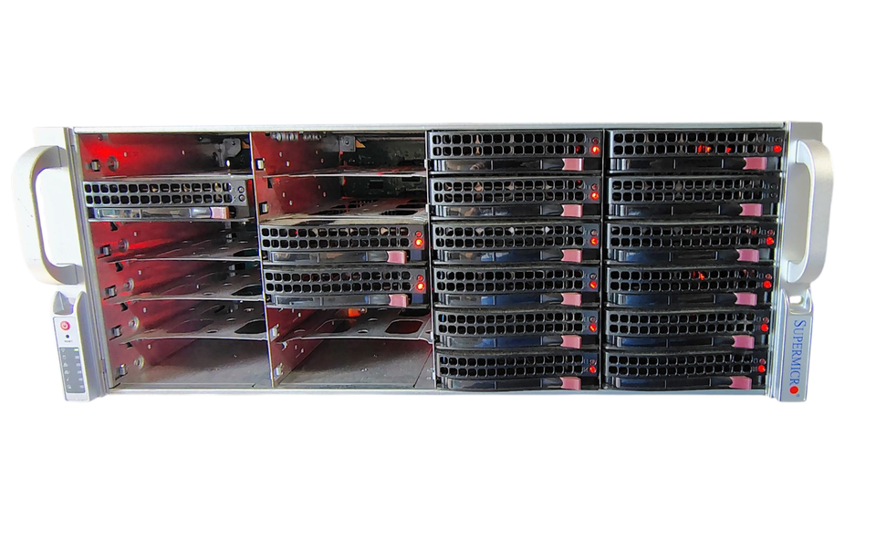 Supermicro CSE-846 24-Bay SAS2 2x 920W PSU 2 Intel SSD Drives BPN-SAS3 ...