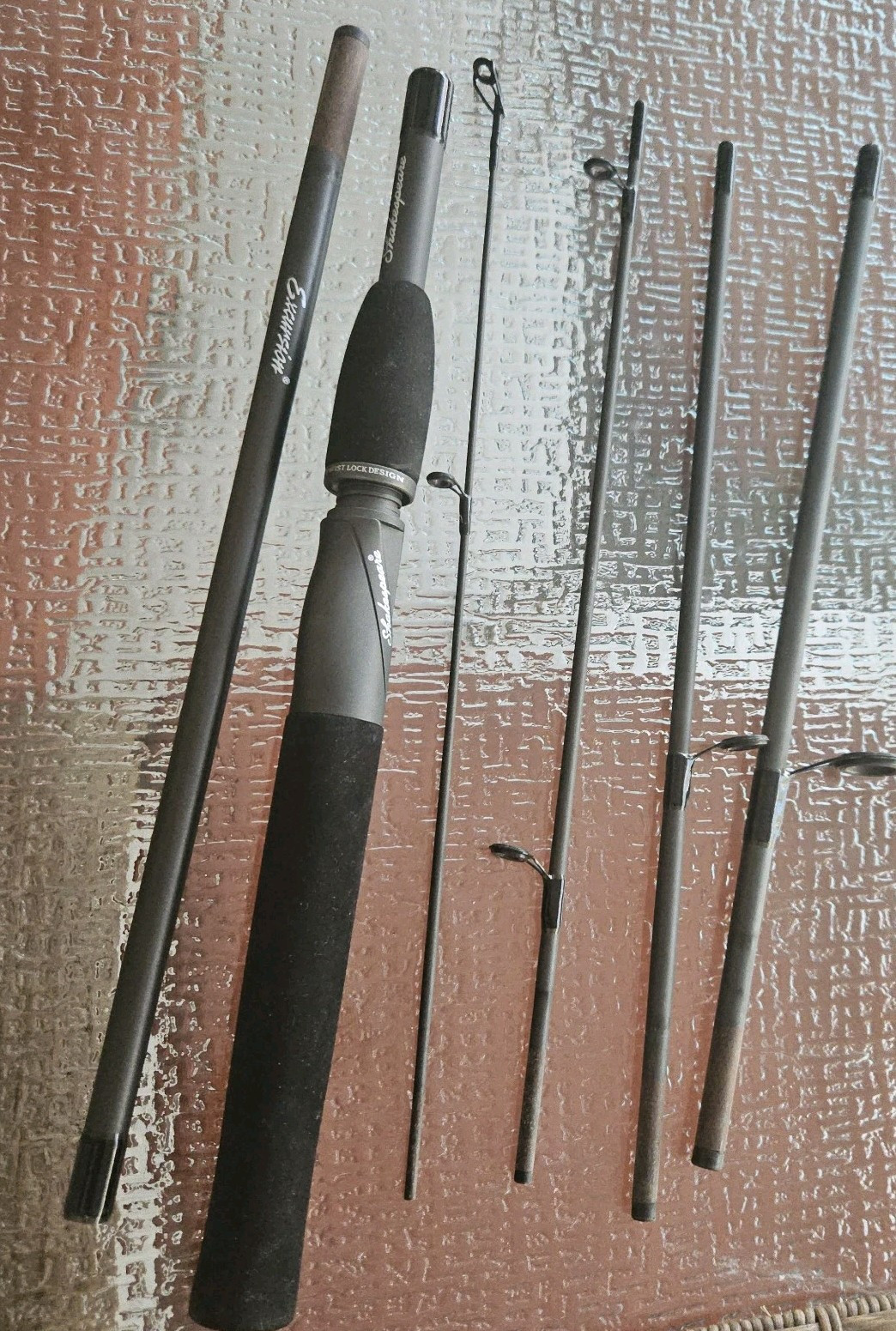 Shakespeare 6'6" SPINNING PACK ROD Travel Mate 6-Piece TM 66 PR ...