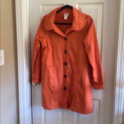 CMC Color Me Cotton Women’s Size S cotton blend Orange jacket | eBay