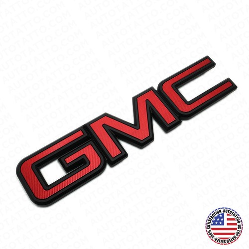 14-19 GMC Sierra Front Grille Letter Logo Emblem Adhesive Nameplate HD ...