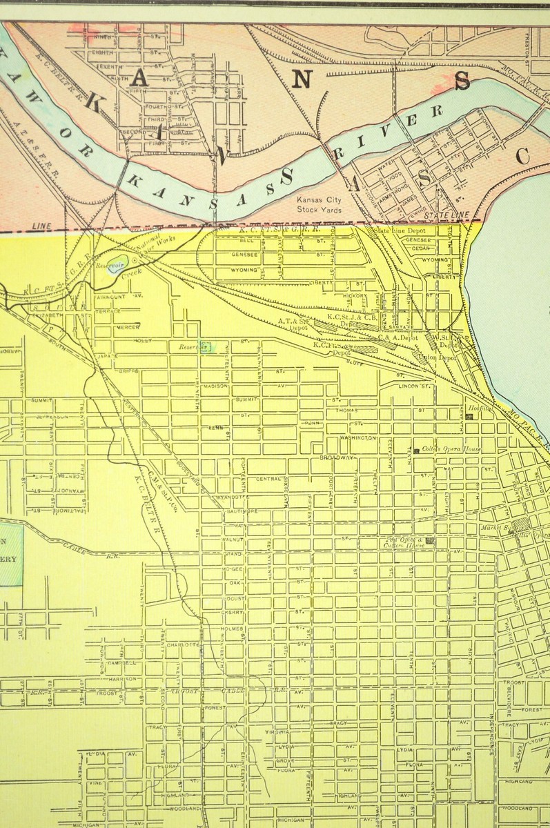 Mapa De Calles De Platte City, Missouri Public Works Street Map City