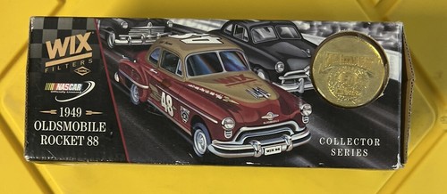 Wix NASCAR 1949 Oldsmobile Rocket 88 Diecast Car Bank, Ertl, 1998, NOS ...
