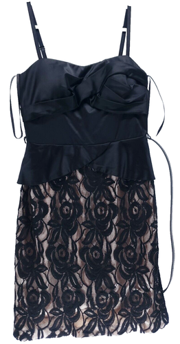 Intrigue Women's Black Lace Cocktail Dress Size 6 NWT Semi-Formal Party ...