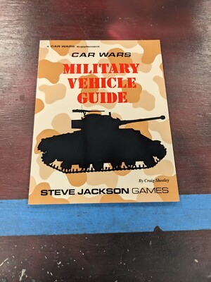 Military Vehicle Guide W/ Counters Attached Steve Jackson Games 7151 | eBay