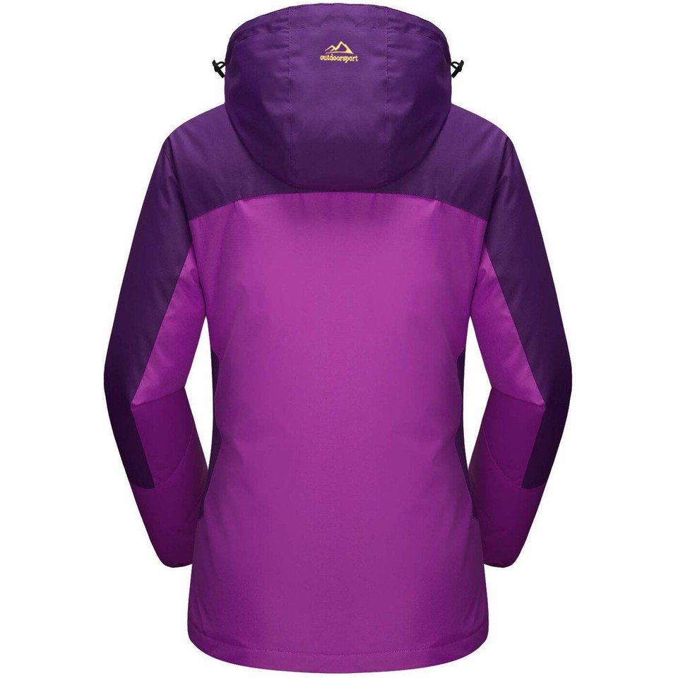 3-in-1 Women's Mountain Ski Snow Waterproof Jacket Warm Fleece Lined Winter Coat | eBay