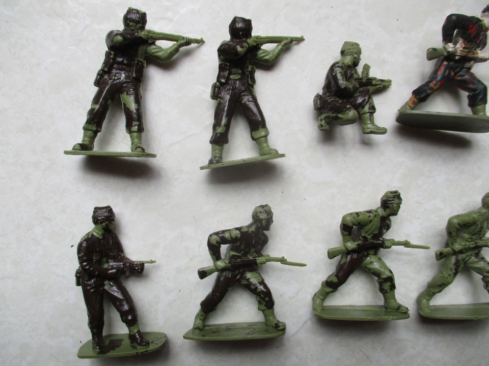 1960's AIRFIX SOLDIERS 132 1/32 SCALE WW2 british commandos in BOX ...