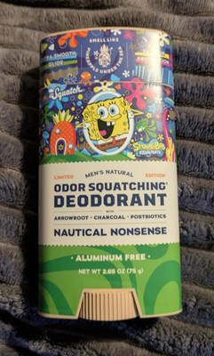 *USA Exclusive** Dr. Squatch Deodorant - Nautical Nonsense - Spongebob ...