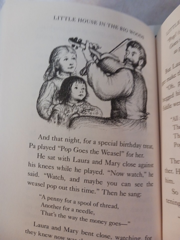 "LITTLE HOUSE IN THE BIG WOODS-LAURA INGALLS WILDER & GARTH WILLIAMS ...