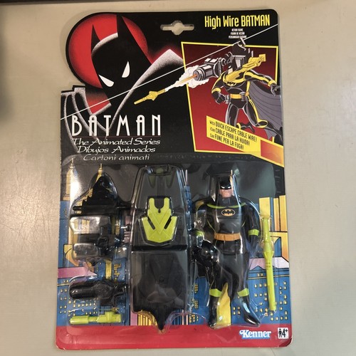 VINTAGE BATMAN THE ANIMATED SERIES HIGH WIRE BATMAN KENNER 1993 EURO ...