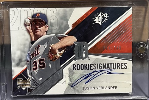 2006 SPx Justin Verlander Rookie RC Autograph AUTO #113 | eBay