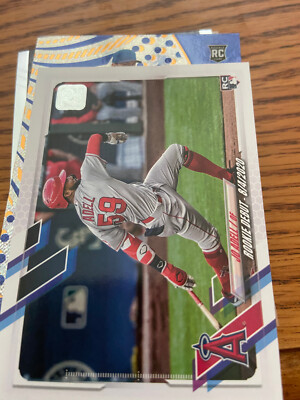 2021 Topps Update Jo Adell Los Angeles Angels Rookie Debut Card # US44 ...