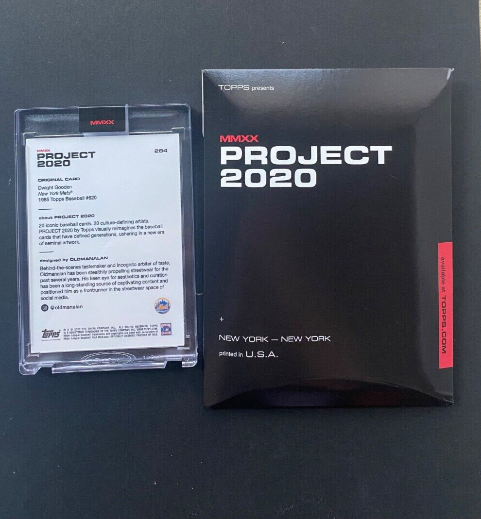 2020 Topps Project 2020 - 1985 Topps Oldmanalan #284 Dwight Gooden for ...
