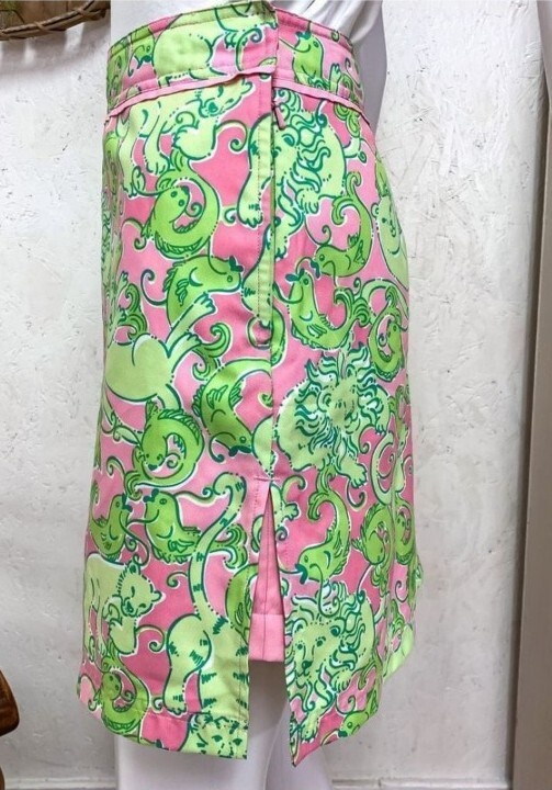 Vintage Lilly Pulitzer Fried Catfish Skort Skirt Size… - Gem