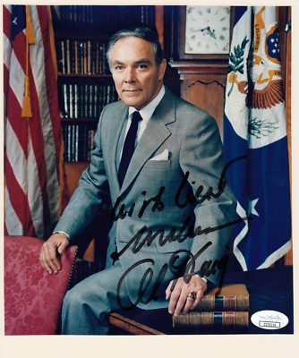 Four Star General Alexander Haig DSC Vietnam WATERGATE Nixon SIGNED ...