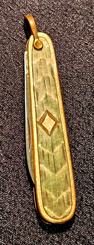 Antique Miller Gold Top One Blade Pocket Knife | eBay