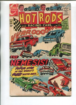 HOT RODS AND RACING CARS 103 VG/F CHARLTON COMICS 1970! THE NEMESIS ...
