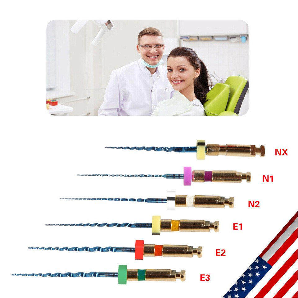 1-10Packs Dental Endodontic Rotary File NITI Root Canal Files Endo ...