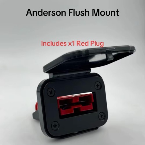 50Amp Anderson Plug Flush Mount Cover Assembly Weather Proof with cover ...